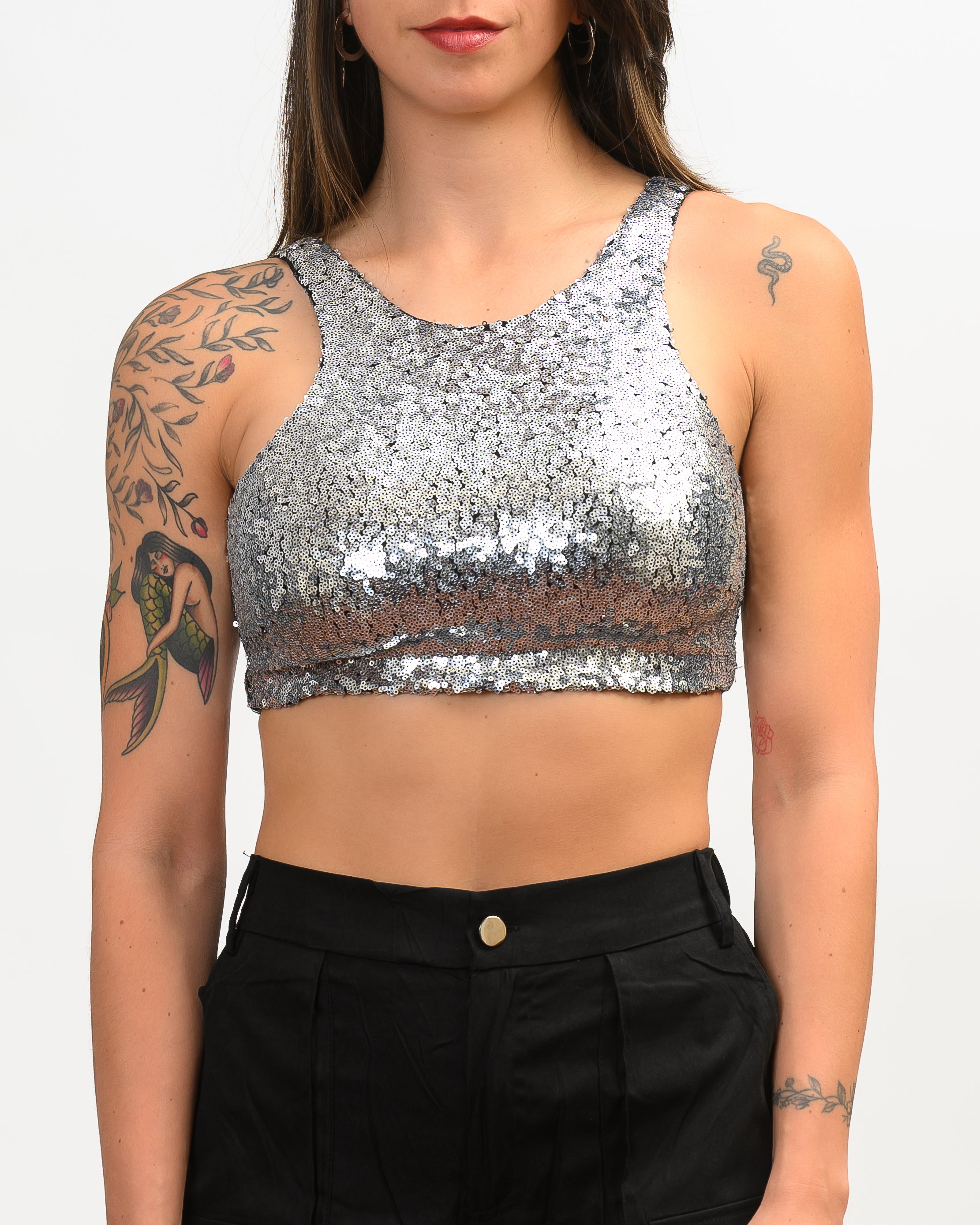 HALTER JACINTA PLATEADO – Olivia Basics